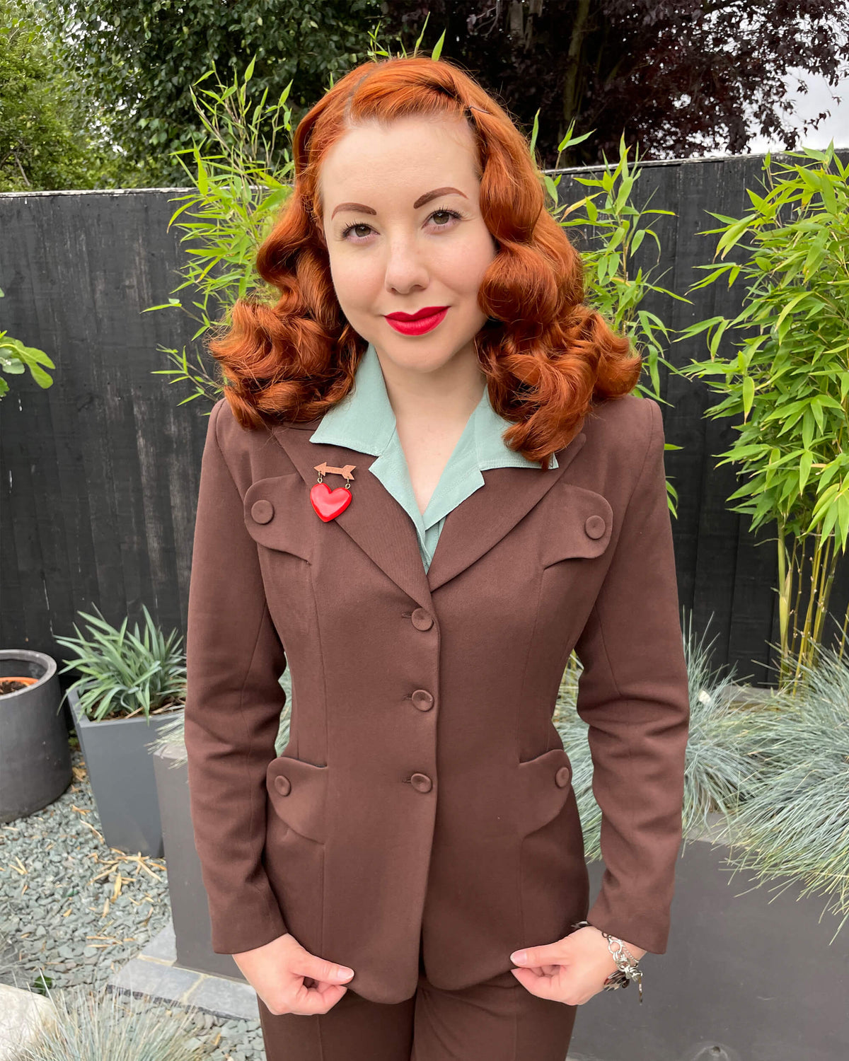 40s Bergman Jacket - Brown – House of Foxy