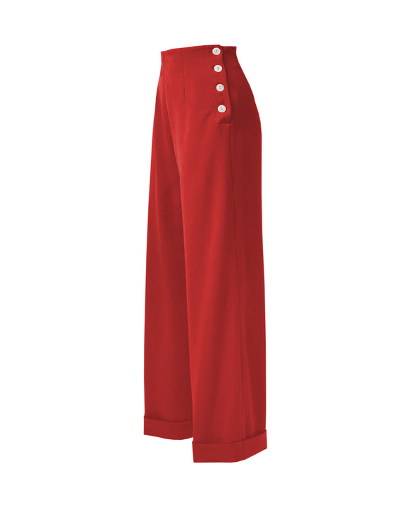 1940s Swing Trousers - Red – House of Foxy