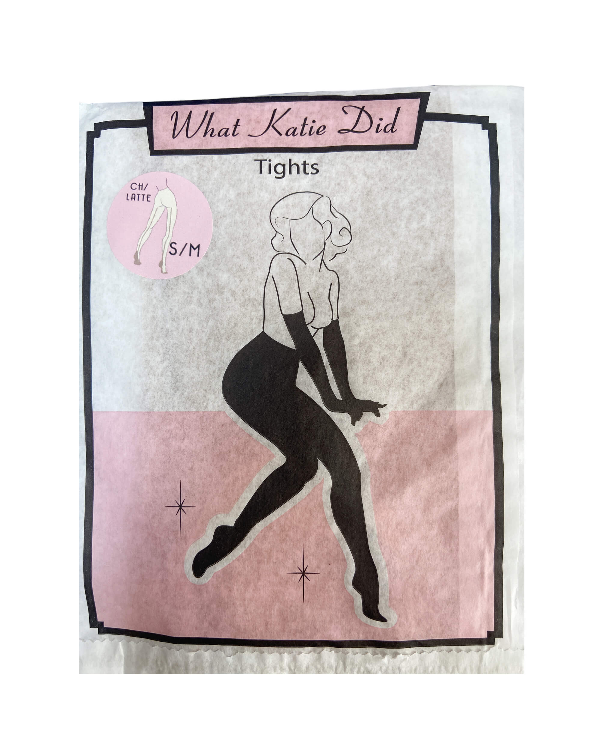 Seamed Tights Latte – House of Foxy